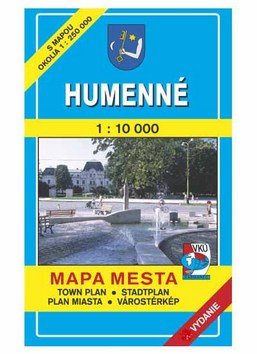Humenné Mapa mesta Town plan Stadtplan Plan miasta Várostérkép ...