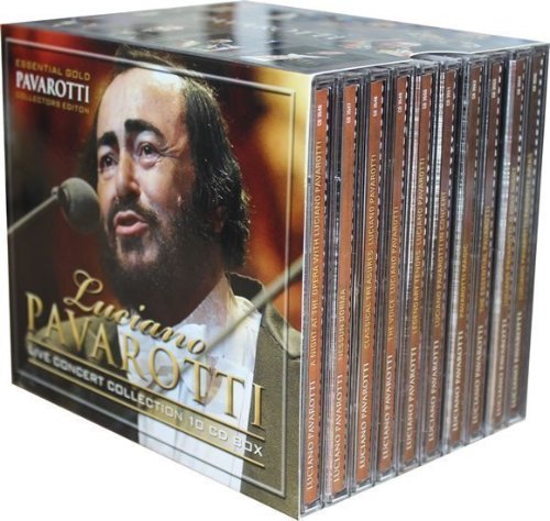 Luciano Pavarotti - Live Concert Collection - 10CD Box | Knihkupectví ...